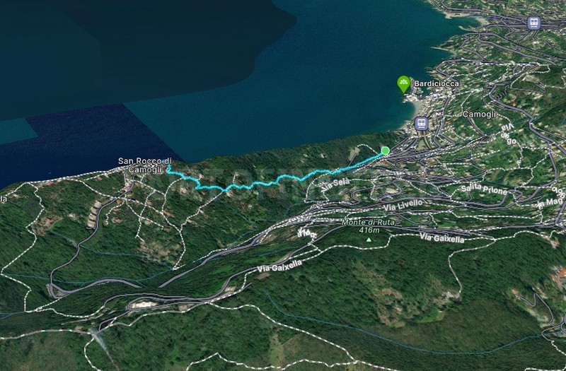 Trekking from Camogli to San Rocco di Camogli